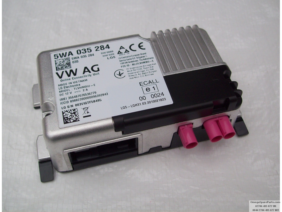 5WA035284 VW Transporter SH SJ Online Services Control Unit Genuine ...