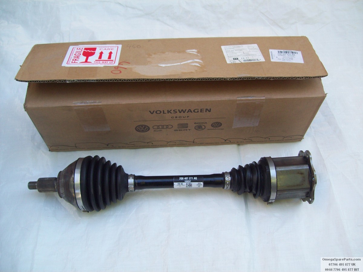 2Q0407271AQ Audi e-tron GT F8 Driveshaft Tripodic Genuine Front Left ...
