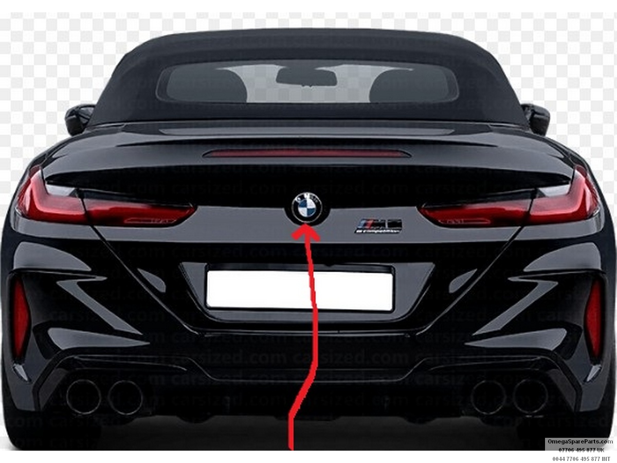 51767288752 BMW 1 2 3 4 5 7 8 Series Emblem Logo Plaque Badge Front or Rear